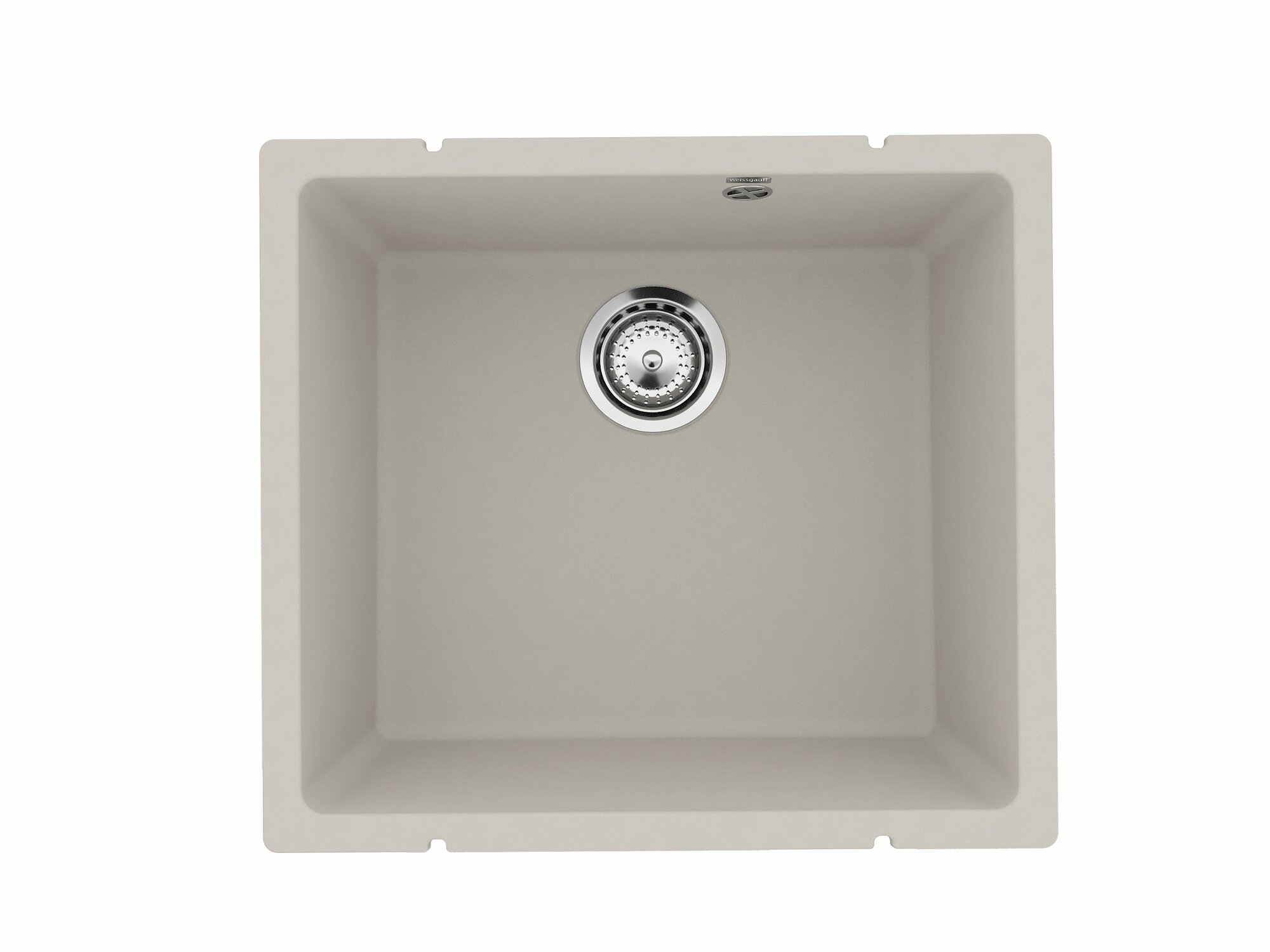 Мойка Weissgauff WGI 45002 Beige, под столешницу, искусственный камень, бежевая