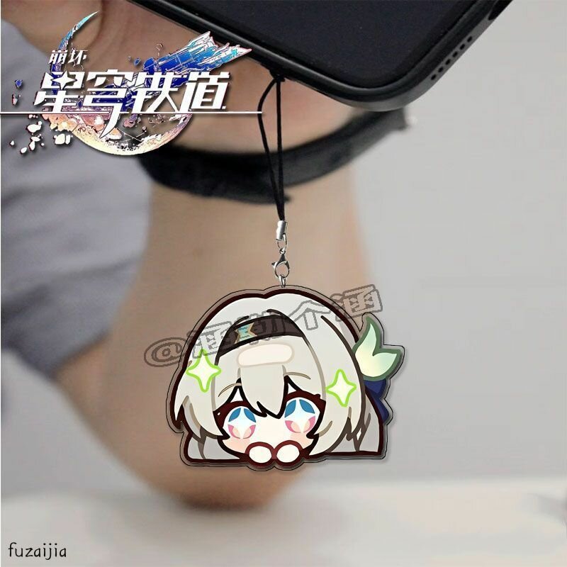 Подвеска для телефона на ниточке / брелок Чжун Ли из Honkai: Star Rail