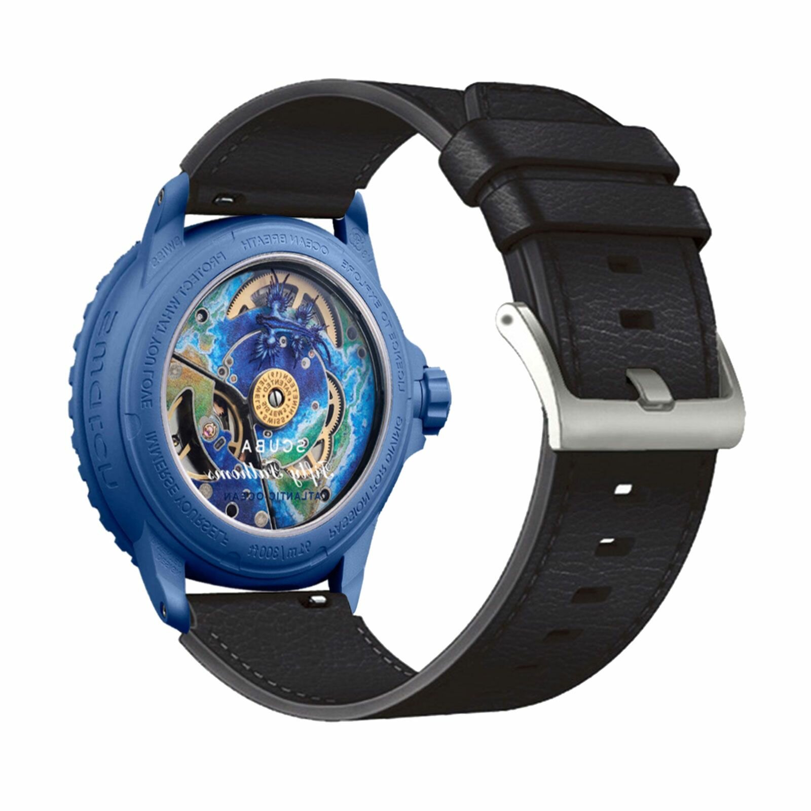 Кожаный ремешок для Blancpain X Swatch, Винтажный