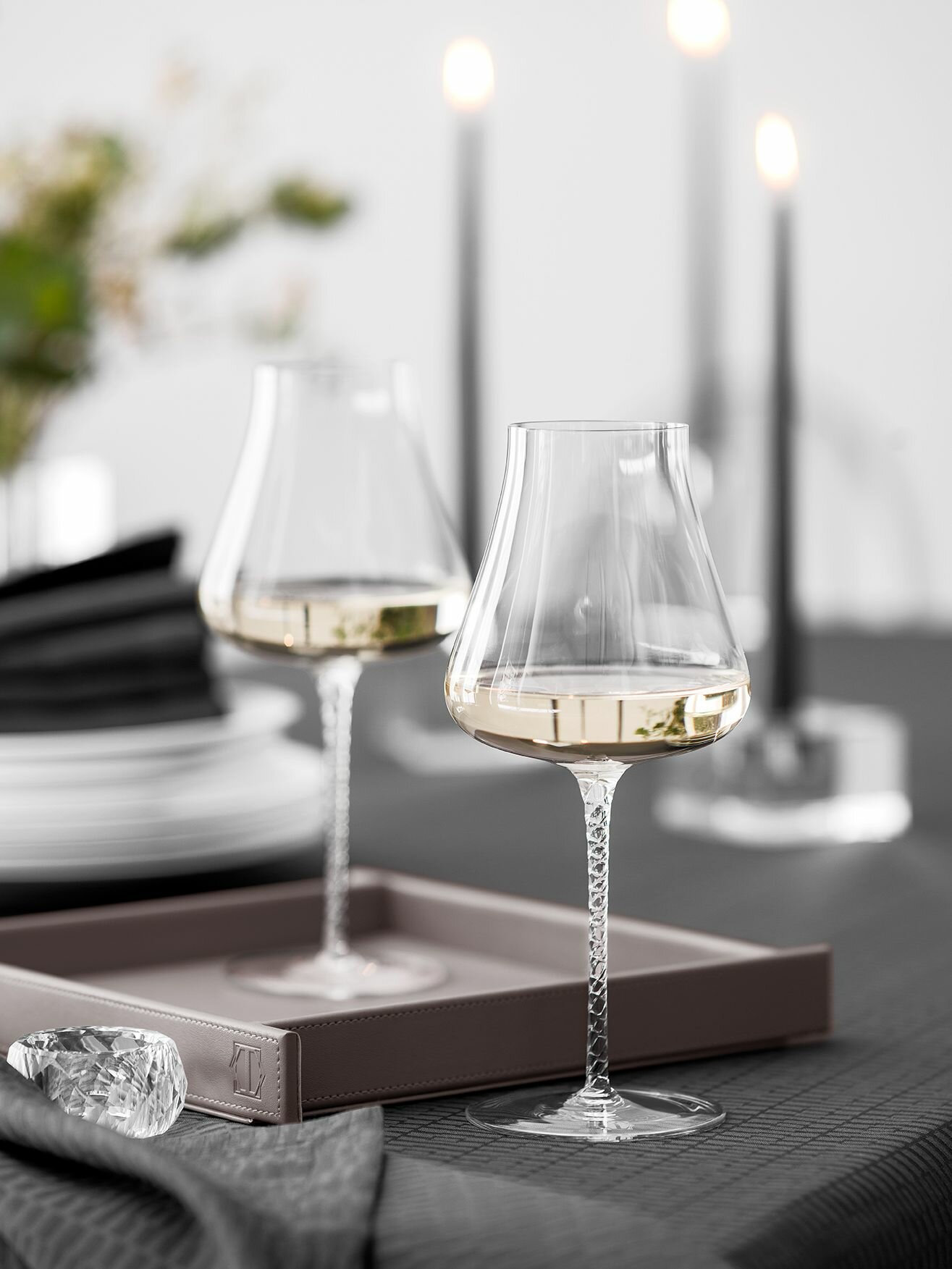 Togas Бокалы для белого вина набор "Боккардо" хрустальное стекло, 450 мл, 2 шт