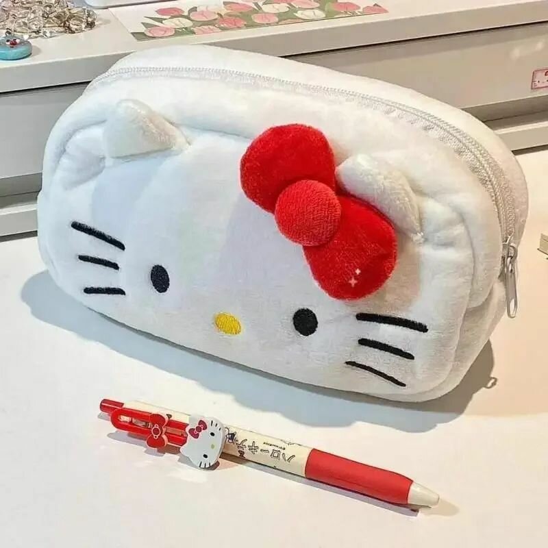 Эксклюзивный пенал Hello Kitty для школьников, плюшевый