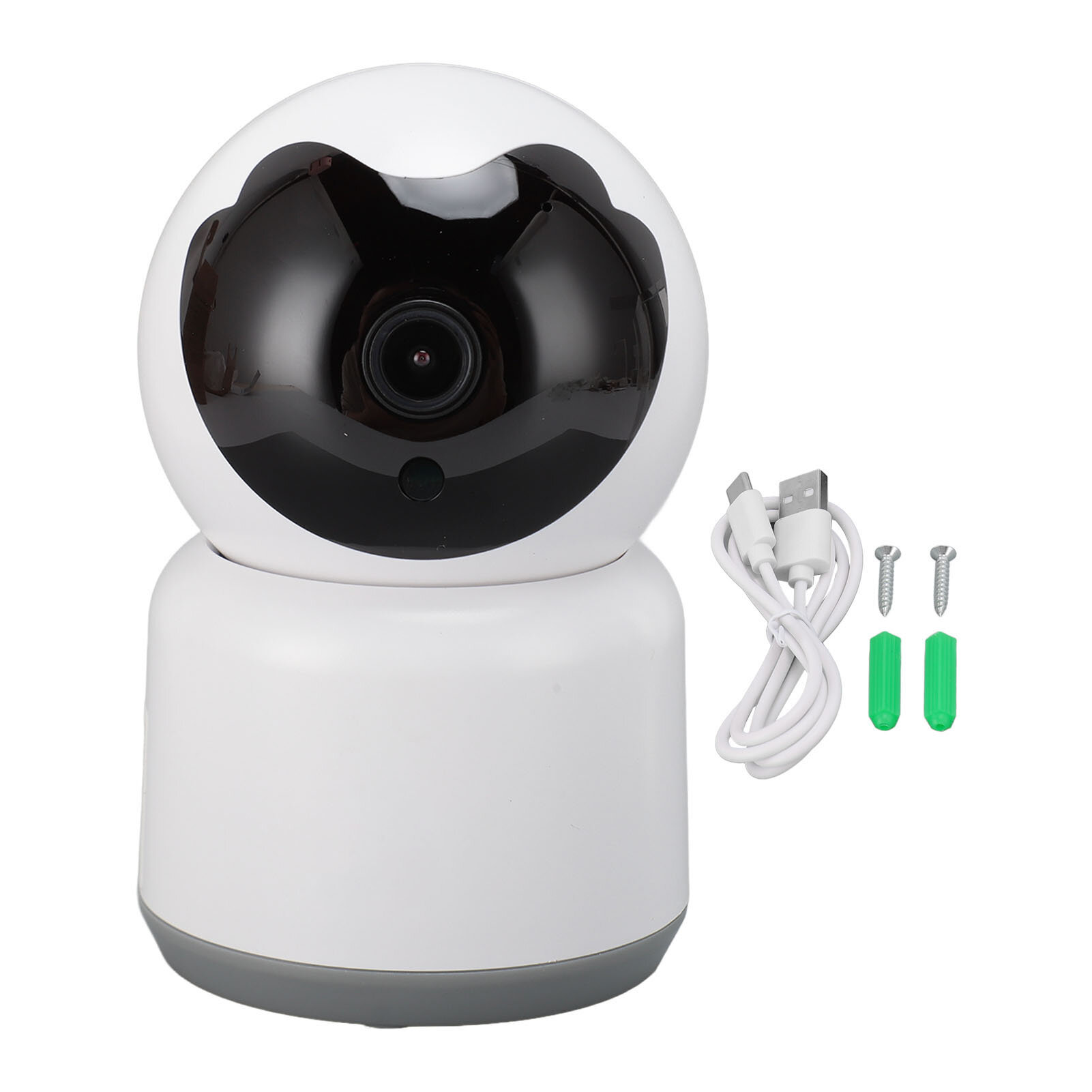 Pet Camera 1080p HD Detakection 350 ° Вращение двухстороннее аудио беспроводное Wi -Fi Smart Home Camera