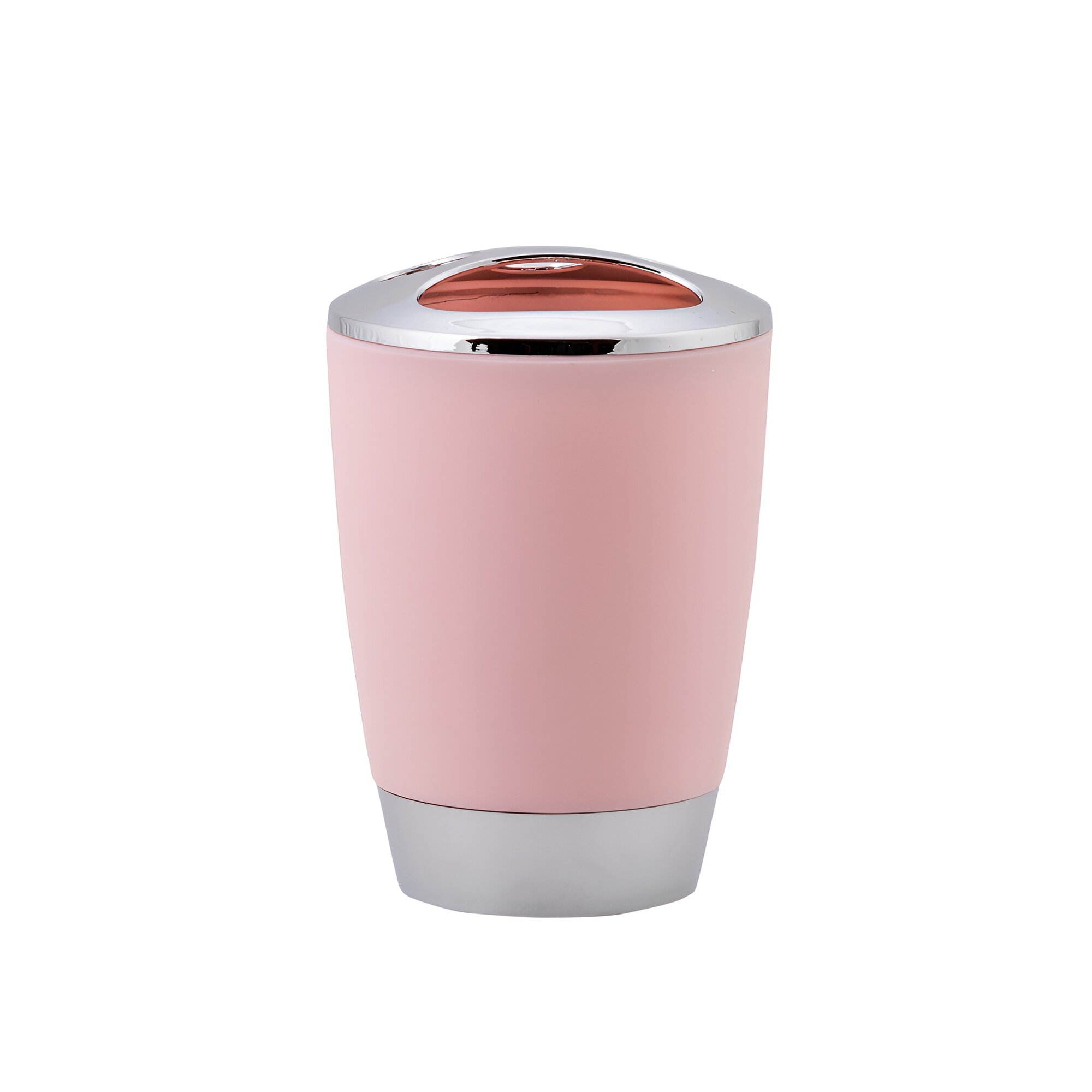 Стакан для ванной комнаты "Swensa" Альма, пластик, цвет: розовый