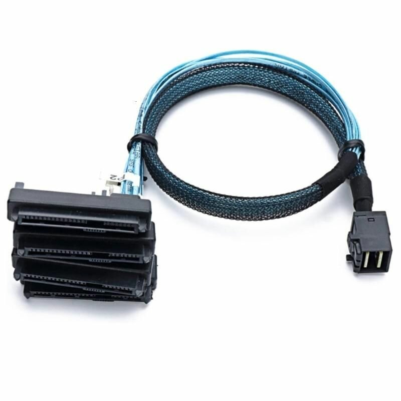 Кабель SFF-8643 SFF-8482, 0.5m