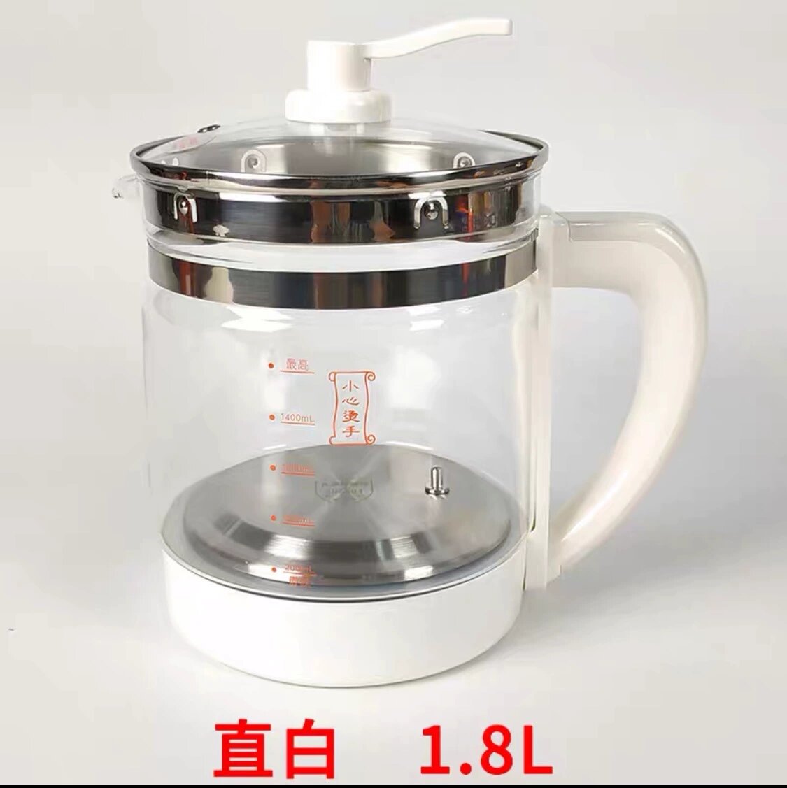 Подходит для Midea MK-GE1701/1702/1703, чайник для здоровья, чайник для горячей воды, аксессуары, стекло, одинарный