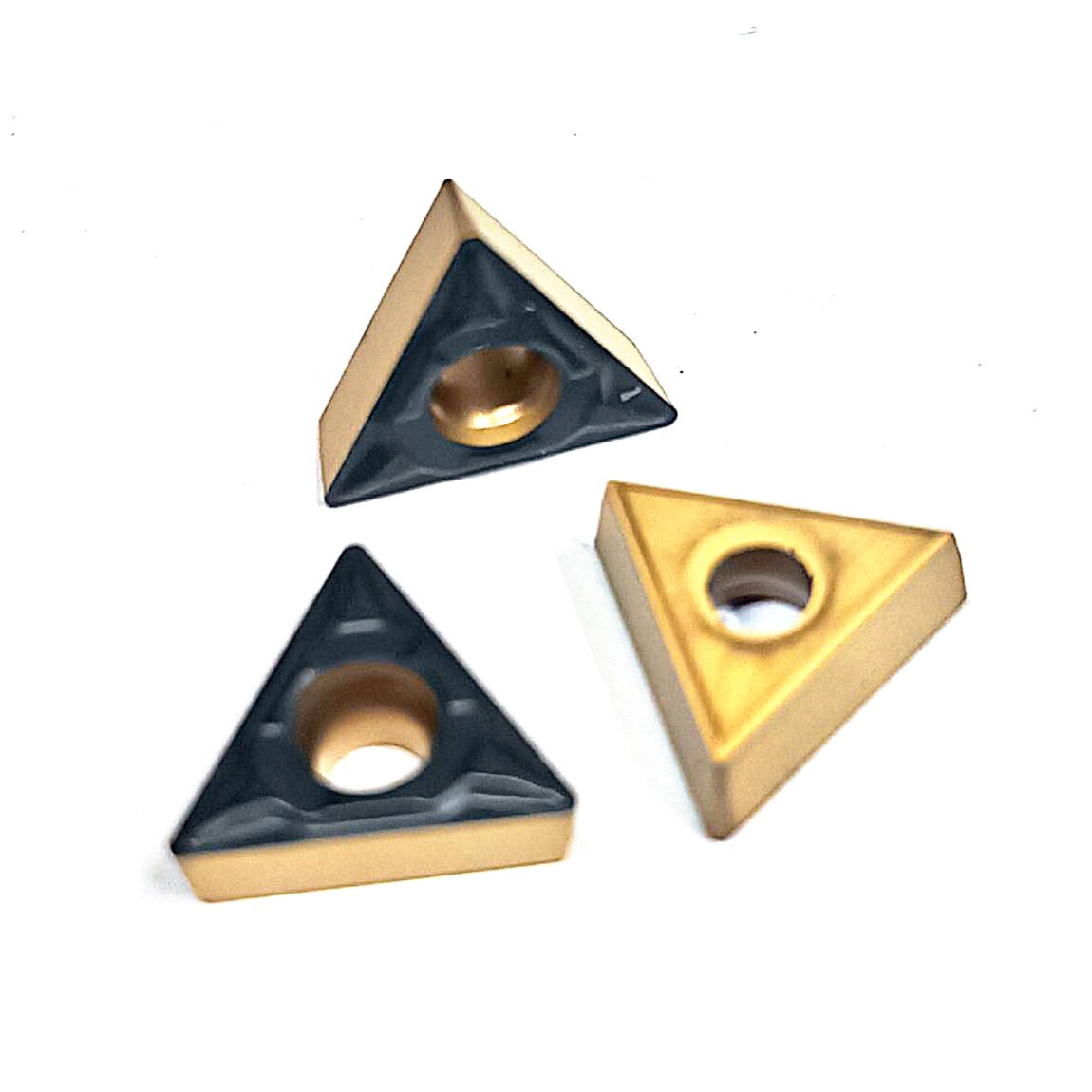 Пластина прав. треуг. с зад. углом TCMT 110304-PF материал обработки сталь, чугун