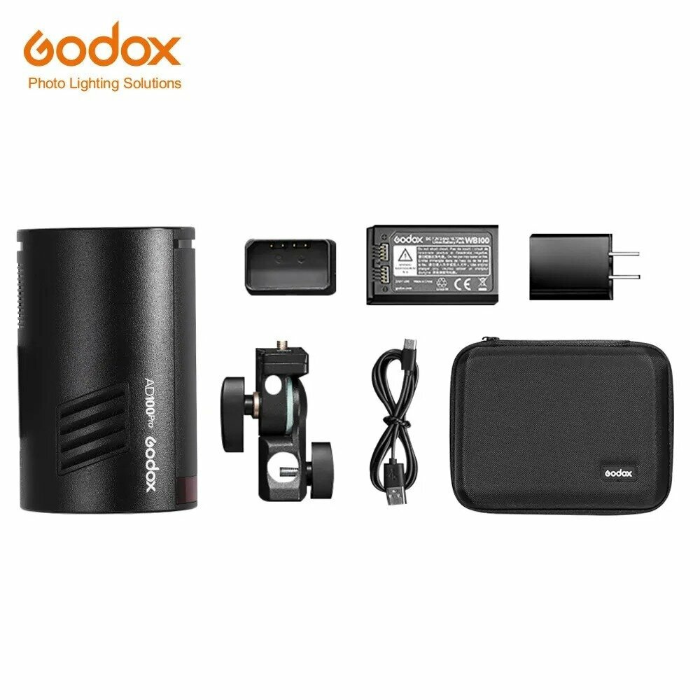 Godox AD100Pro TTL 100W Открытая вспышка 2.4G Беспроводная X AD100 PRO Карманная вспышка для Sony Nikon Canon Fuji Film