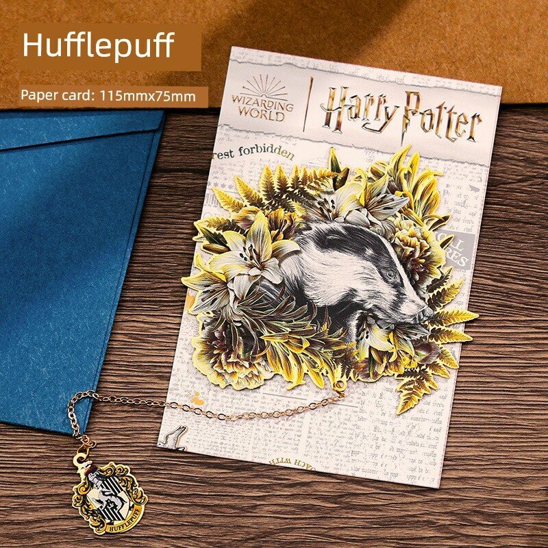 Оригинальные товары по мотивам Гарри Поттера, металлические закладки «Магическая академия», канцелярские принадлежности