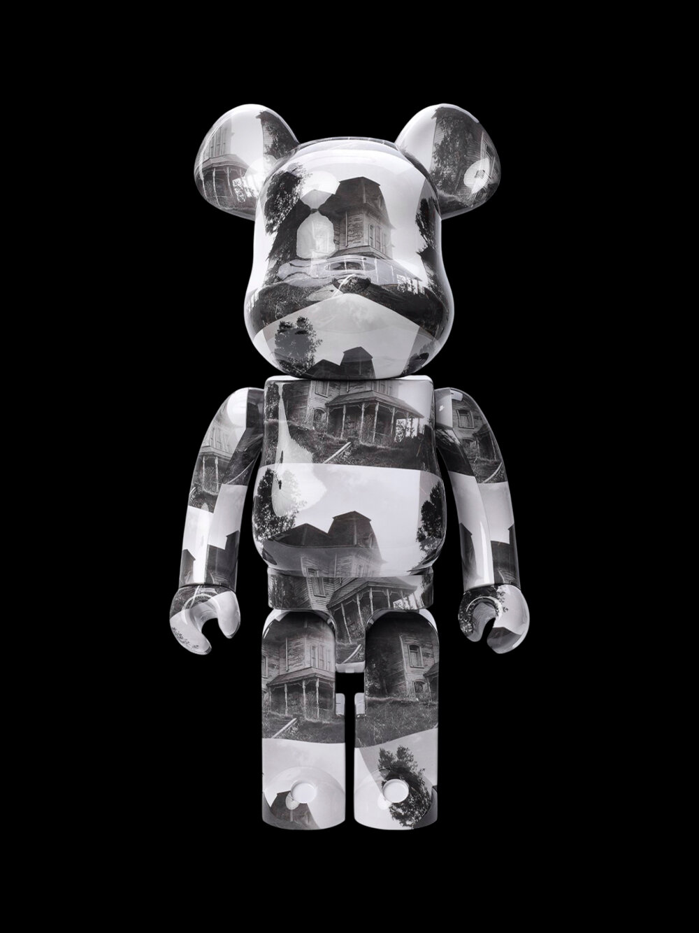 Коллекционная оригинальная фигура Bearbrick Bates Mansion 1000% / 70 см высота / ABS пластик / Medicom Toy