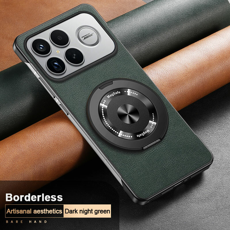 Чехол для Poco F8 Ultra/Сяоми Поко F8 ультра, подставка, soft touch, накладка, искусственная кожа, поликарбонат (PC), защита камеры, ударопрочный, встроенная подставка, усиленные углы, Xiaomi, Poco F8 Ultra