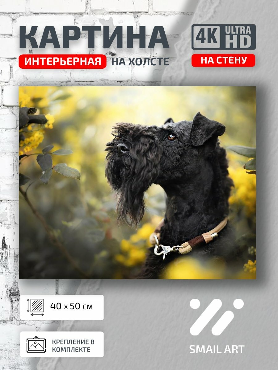 Картина на холсте интерьерная 40 на 50 на стену Цветах Mood для кабинета атмосфера интерьер