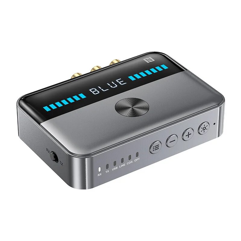 Bluetooth 5.3 Аудио Адаптер 2-в-1, Silver