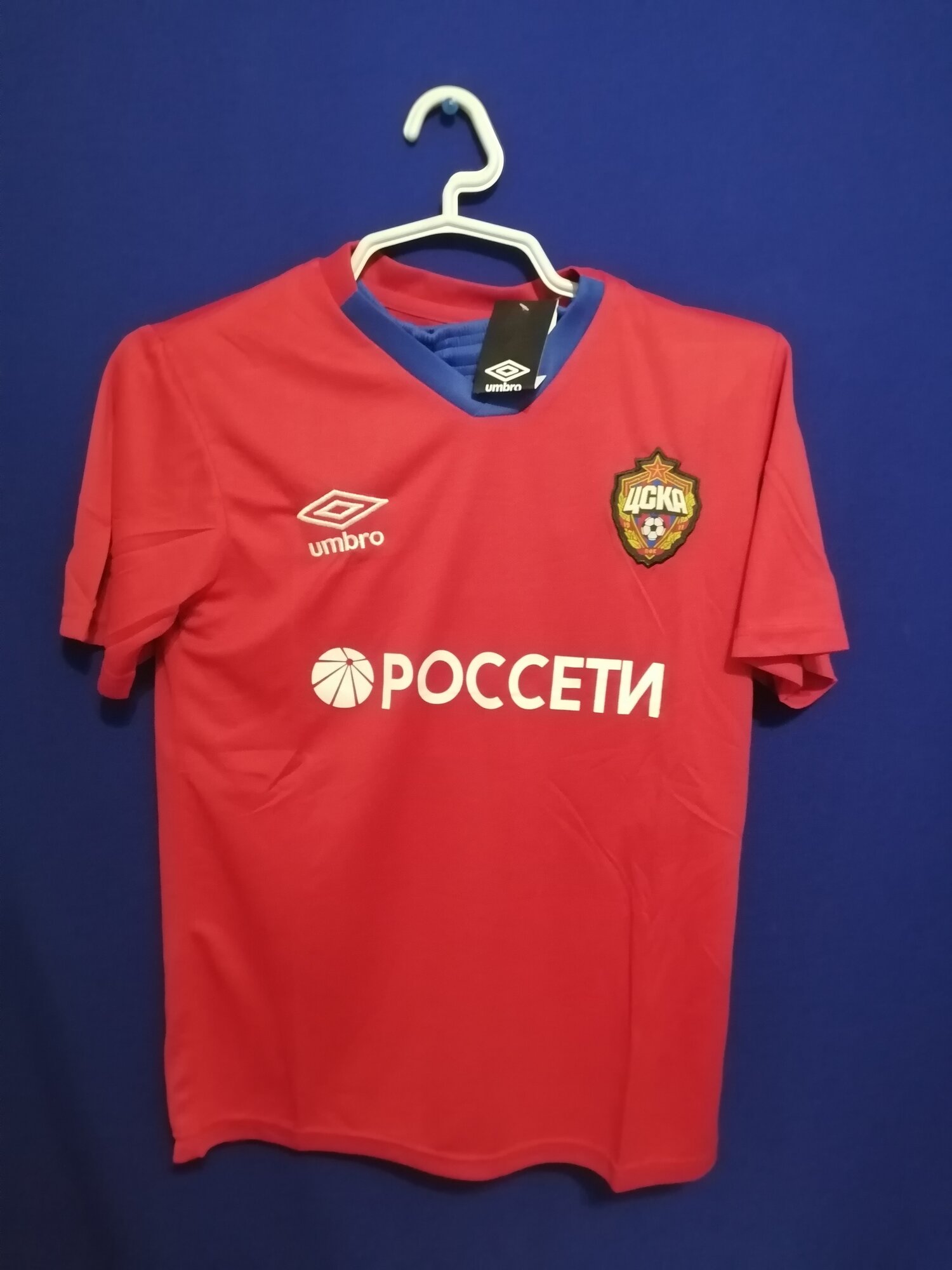 ЦСКА подростковая размер S (русский 46 ) форма (майка + шорты) футбольного клуба CSKA (москва) красно-синяя