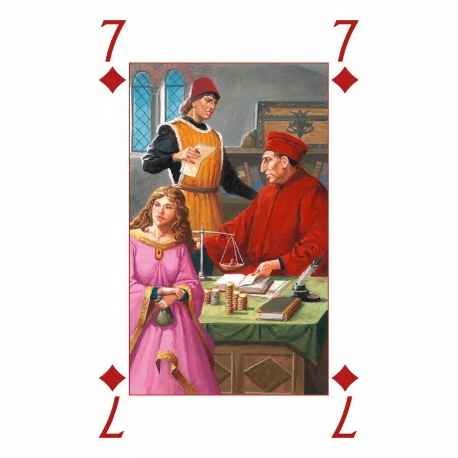 Игральные карты Lo Scarabeo "Флоренция", коллекционный дизайн, 54 карты, 58x88 мм — фото 1