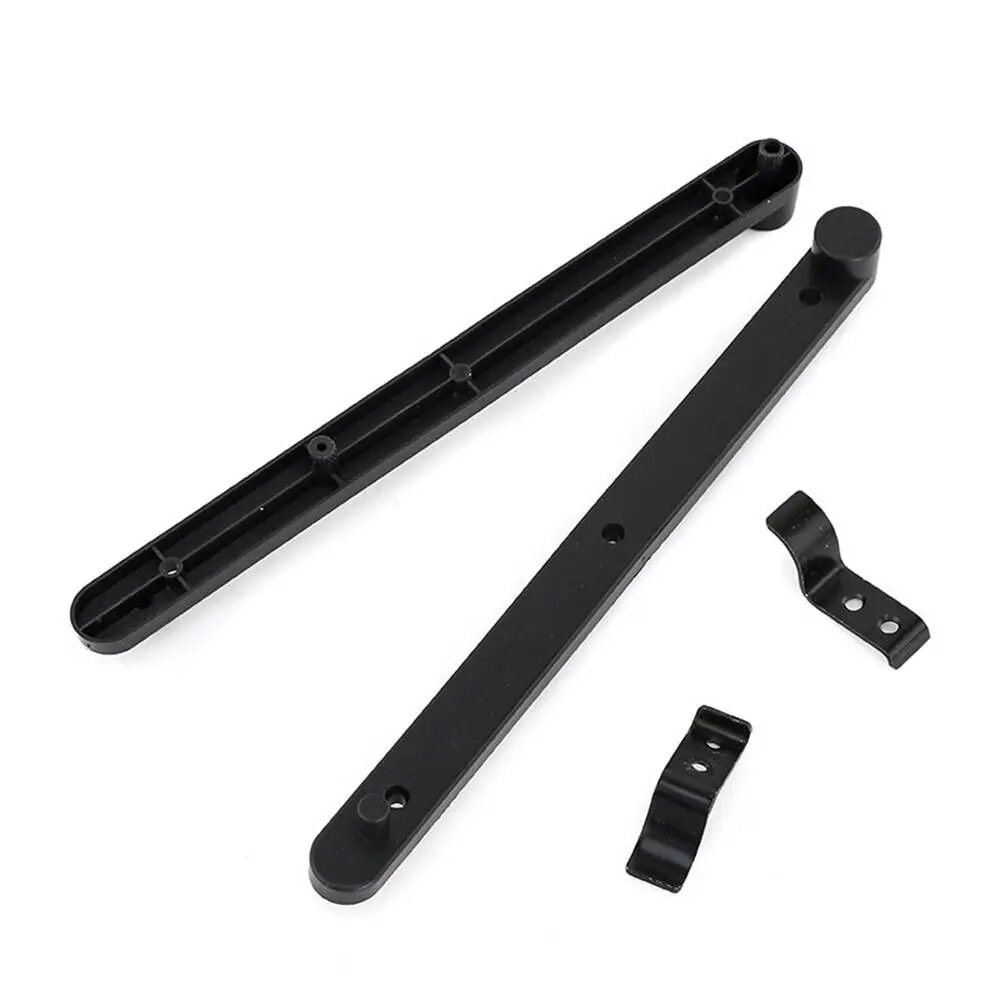 Пластиковые откидные направляющие для дверей black