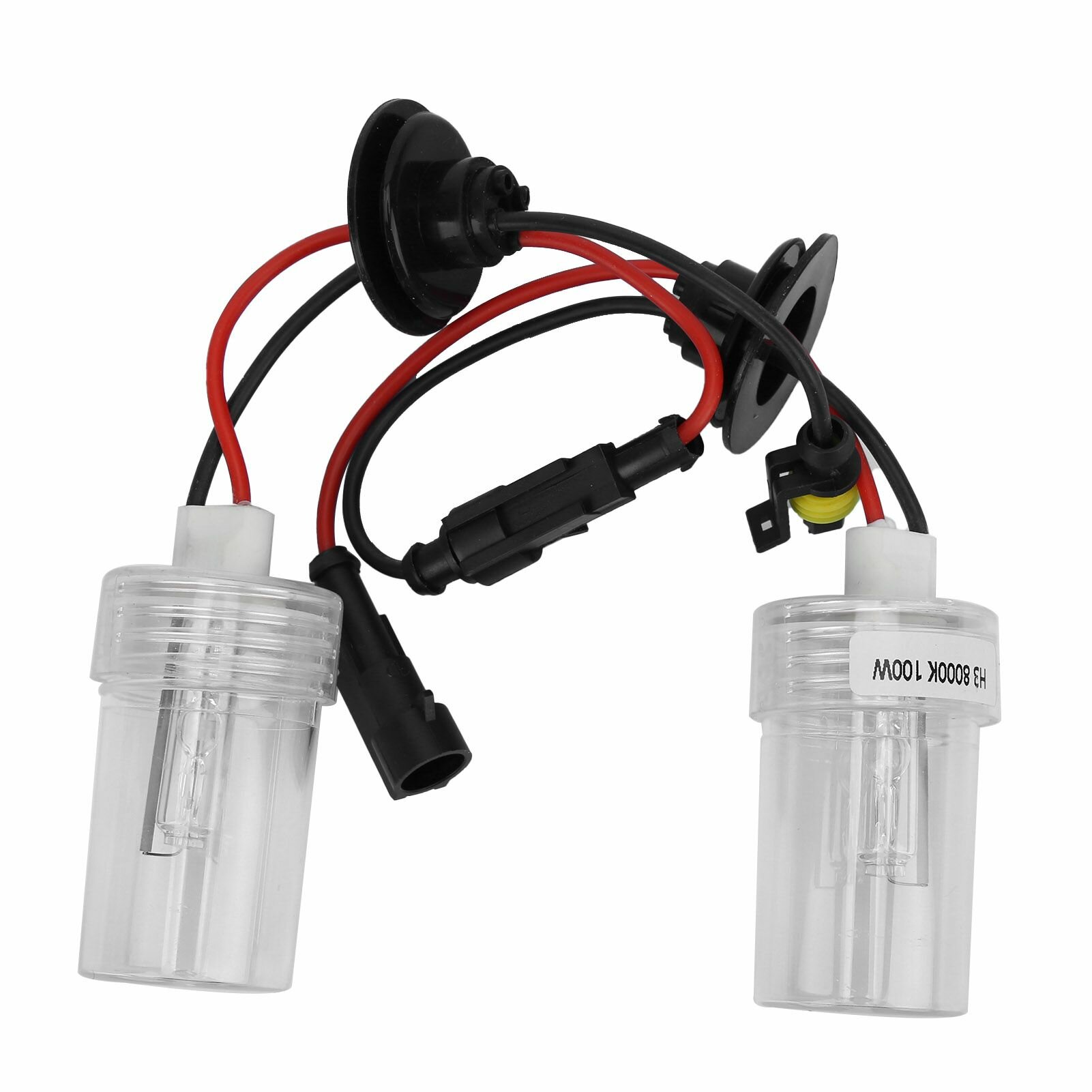 2 шт, ксеноновая лампа HID, 100 Вт, 8000K, 6800LM, цоколь H3, аксессуар для фары