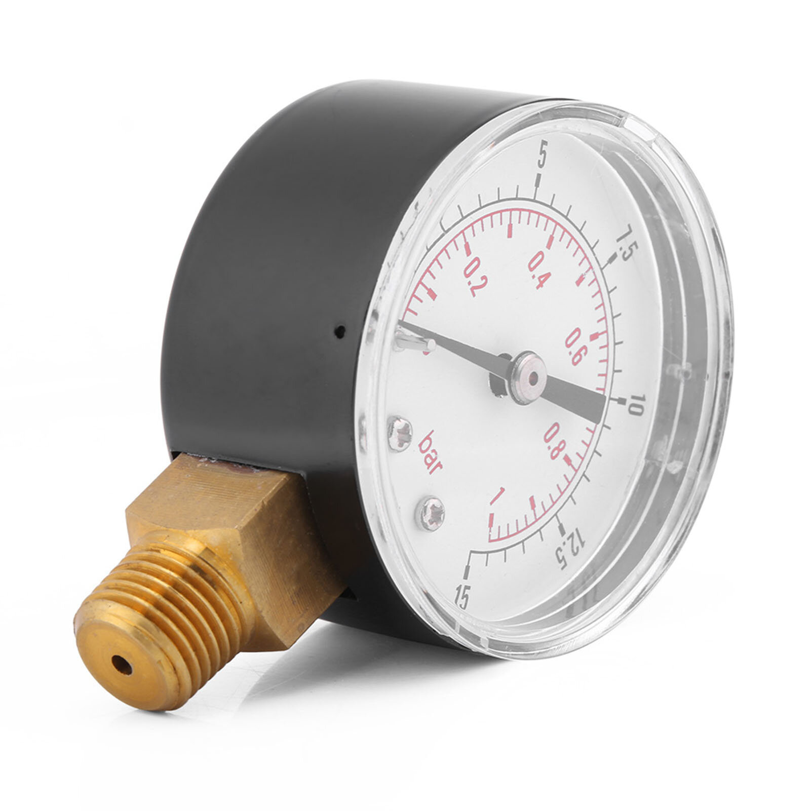 Water Pressure meter, Dial Instrument Gauge, Stable Performance for Other Materials Oil Air