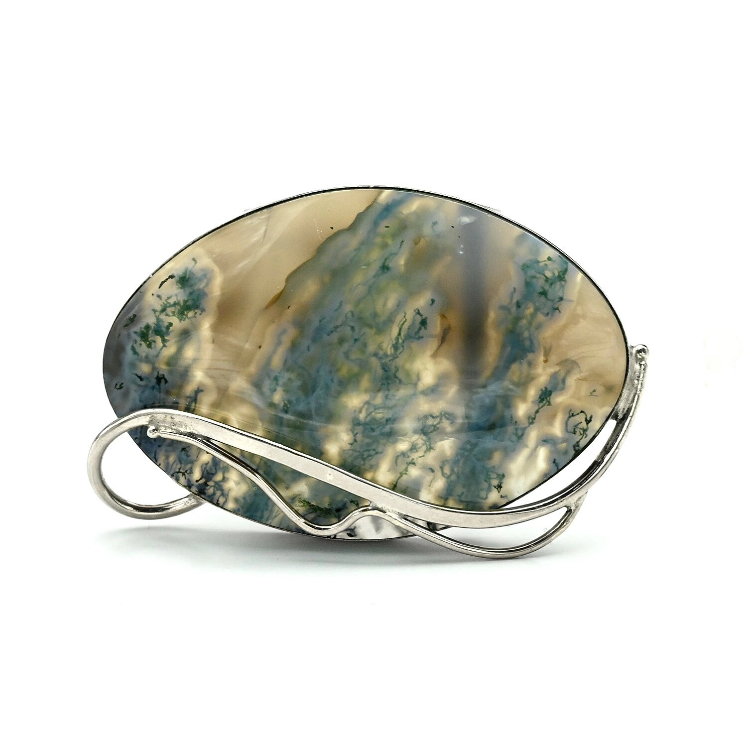 Брошь, агат