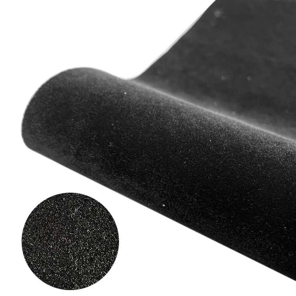 Бархатная самоклеящаяся бумага для рукоделия Черный, черный