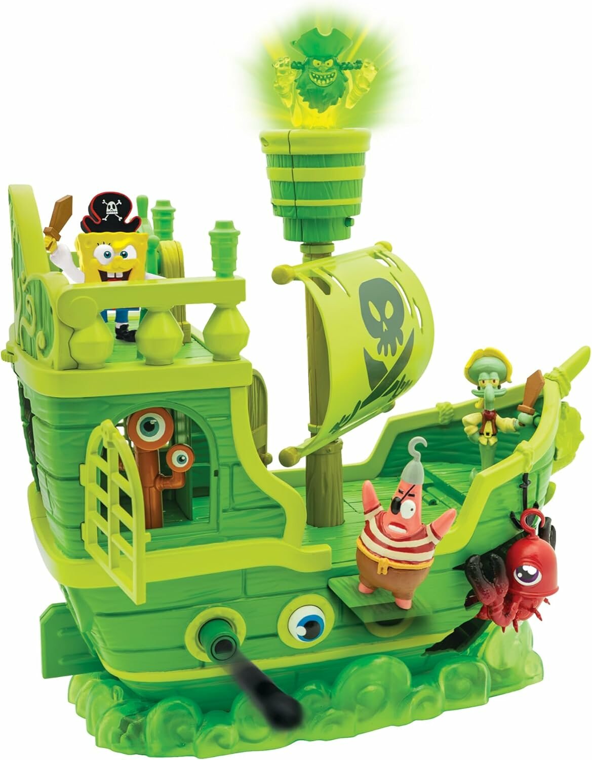 Интерактивная игрушка Летучий Голландец The SpongeBob Movie The Flying Dutchman's Ship Playset with 6 Figures
