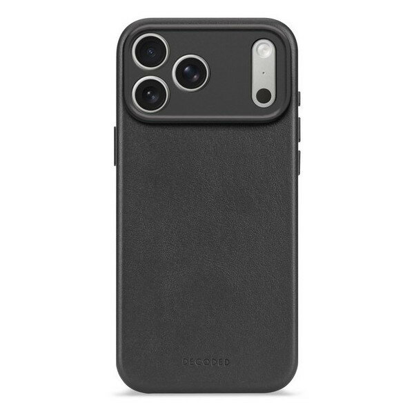 Чехол Decoded Leather Back Cover Mag Case для iPhone 17 Pro Max (D26IPO17PMBC1BK) Black