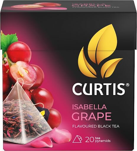 Чай черный CURTIS Isabella Grape с ароматом винограда, 20пак