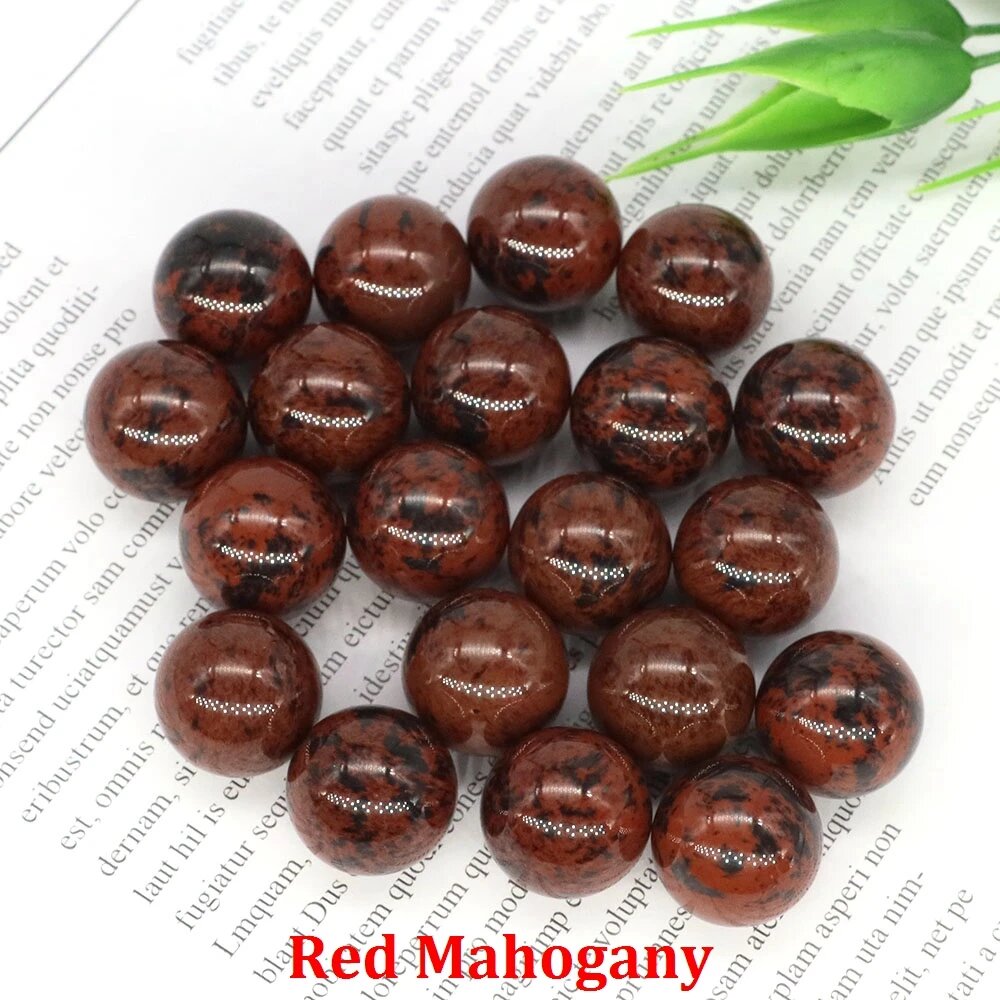 Бусины Red Mahogany 16 мм, 50 шт