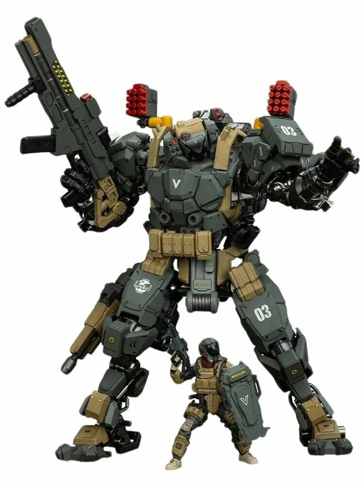 Подвижная фигурка 1/18 JOYTOY Battle For the Stars Tyrant-03 Tactical Type коллекция игрушек