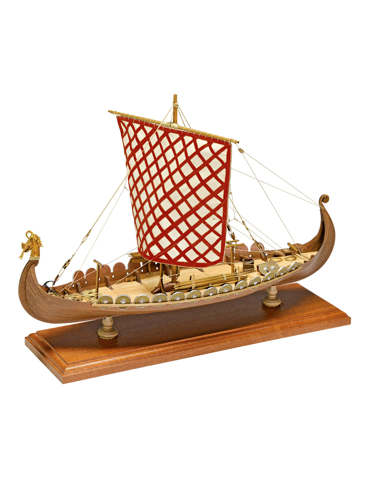 Сборная модель корабля для начинающих от Amati, Viking ship (корабль викингов), 120 часов, М.1:50