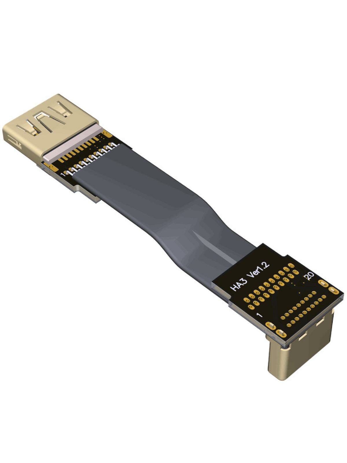 Разъем для зарядки Type C с индикатором для 2 наушников с костной проводимостью