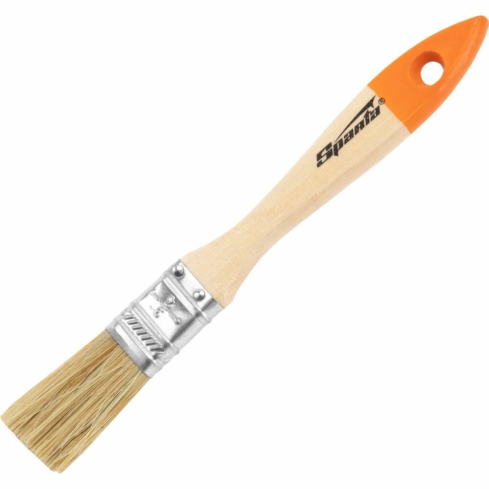 Плоская кисть Slimline 3/4 SPARTA натуральная щетина, деревянная ручка 824155