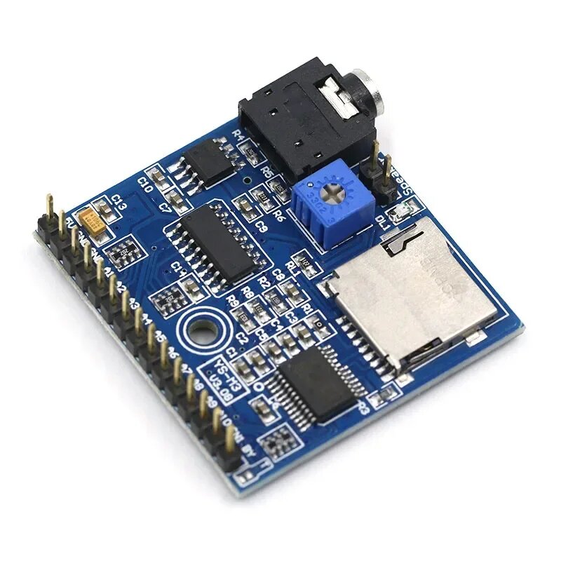 Модуль воспроизведения голоса Модуль MP3 Музыкальный плеер Голосовые подсказки Плата разработки Модуль воспроизведения MP3 Плата MP3-плеера