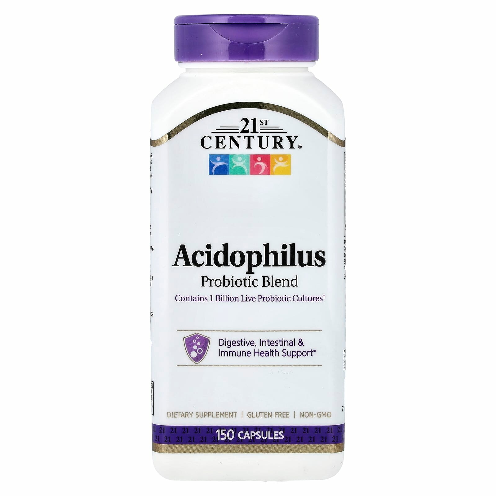 21st Century Acidophilus Probiotic Blend, пробиотический комплекс с лактобактериями, 150 капсул