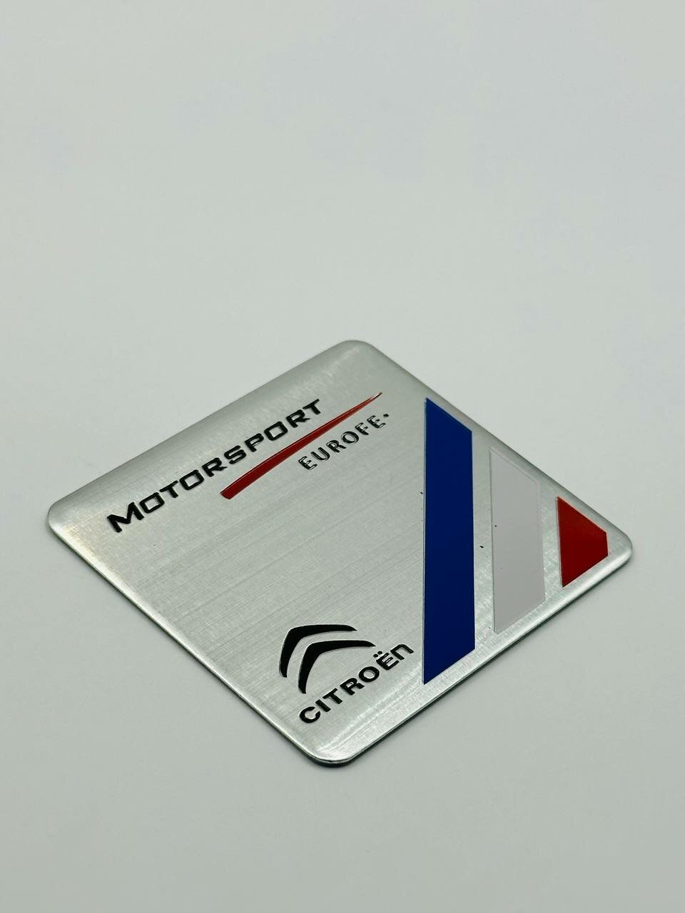 Шильдик надпись наклейка Citroen MotorSport 6см