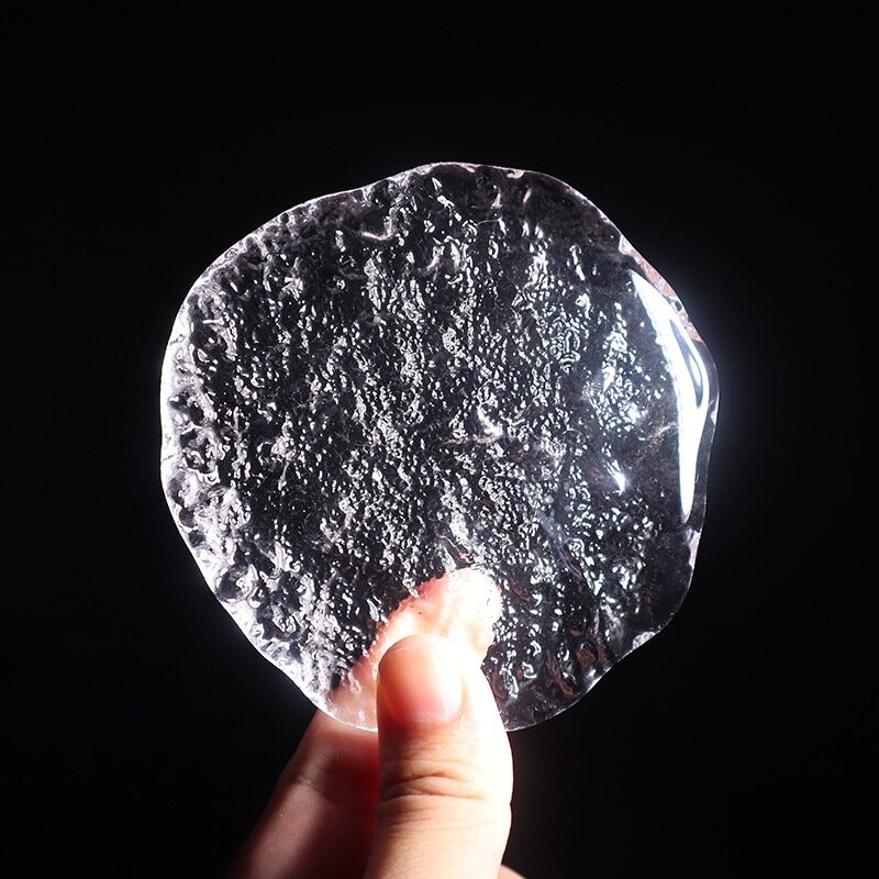 Стеклянная чашка в стиле кунг-фу, хрустальная большая чашка, божественная чайная чашка, японская подставка ручной работы, чашка для дегустации чая, отдельная чашка