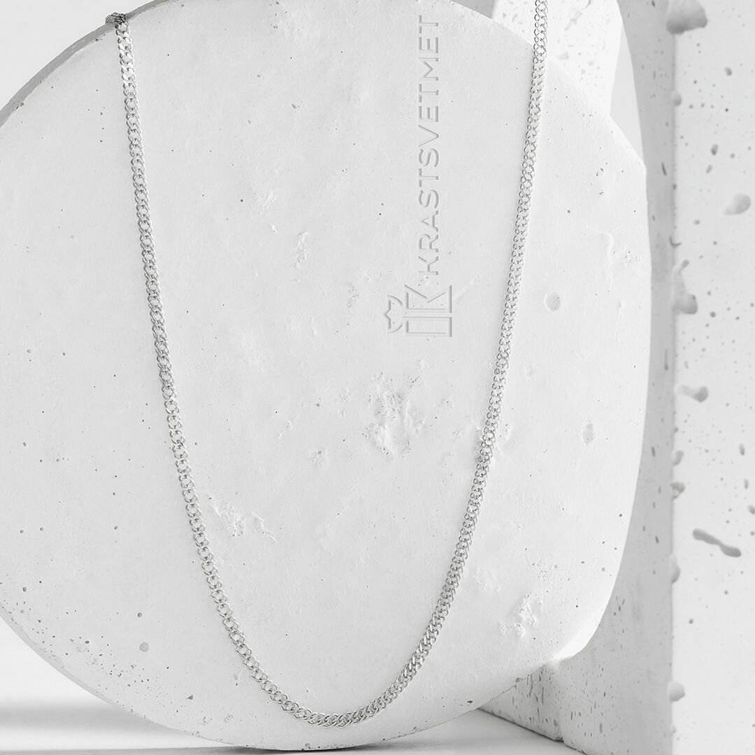 Цепь серебро, 925 проба, родирование