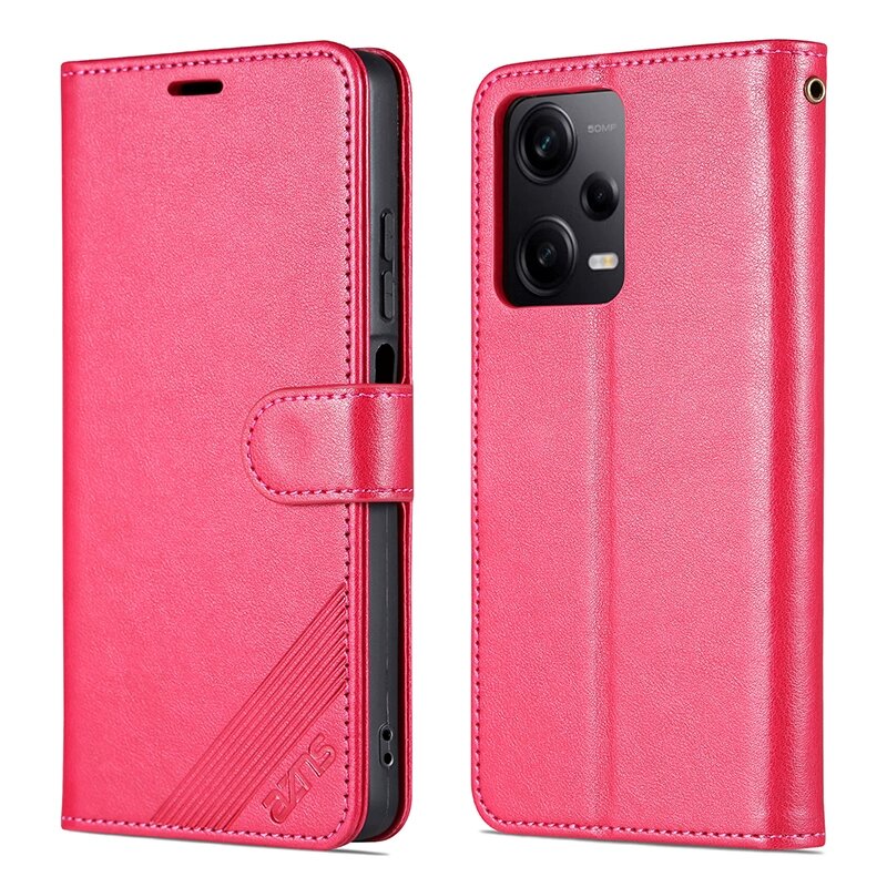 Флип-чехол для Redmi Note 12 Turbo розовый, ударопрочный защитный чехол, матовая поверхность, совместимость с Redmi