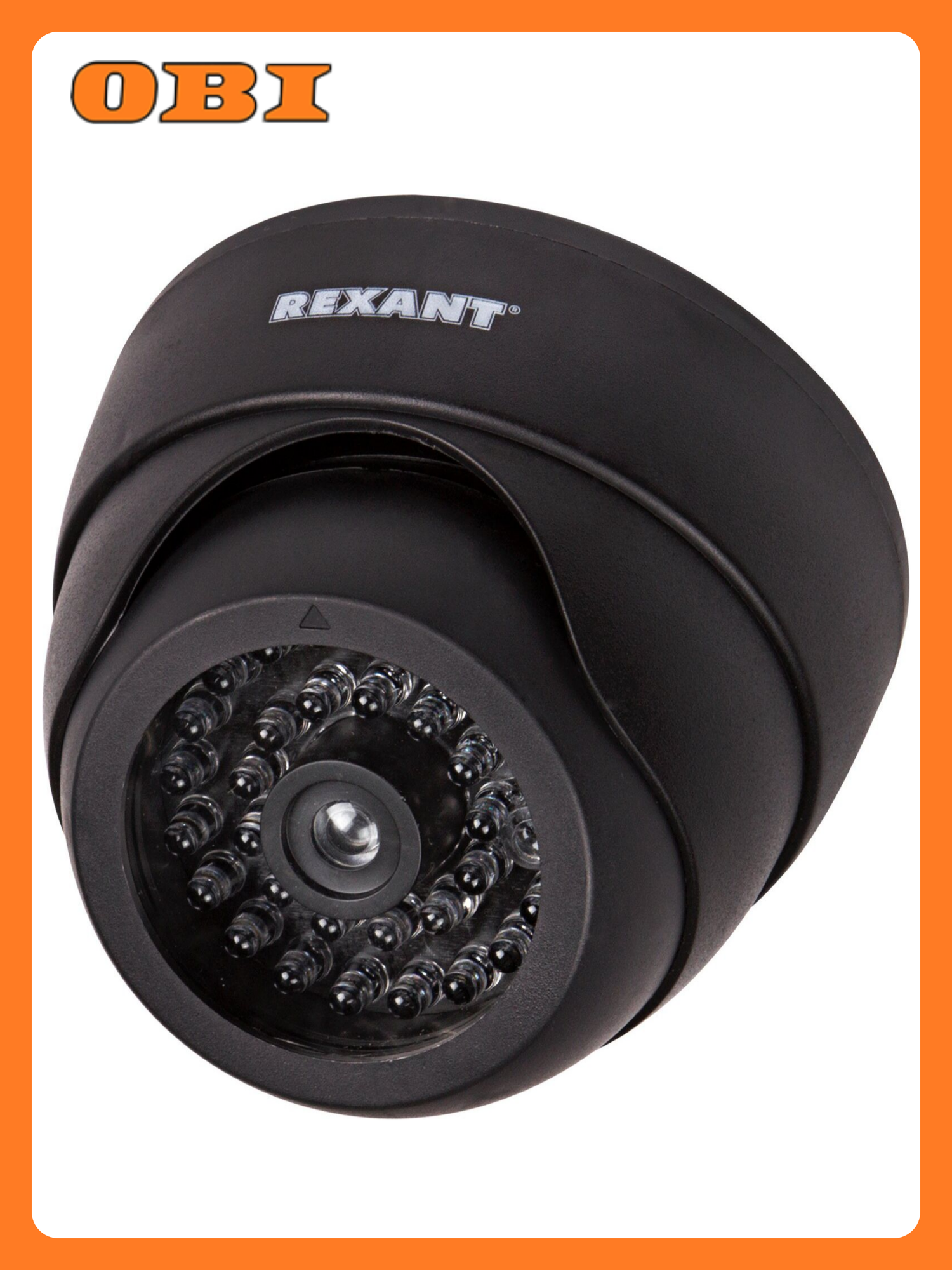 Муляж камеры Rexant черный со светодиодом и вращающимся объективом