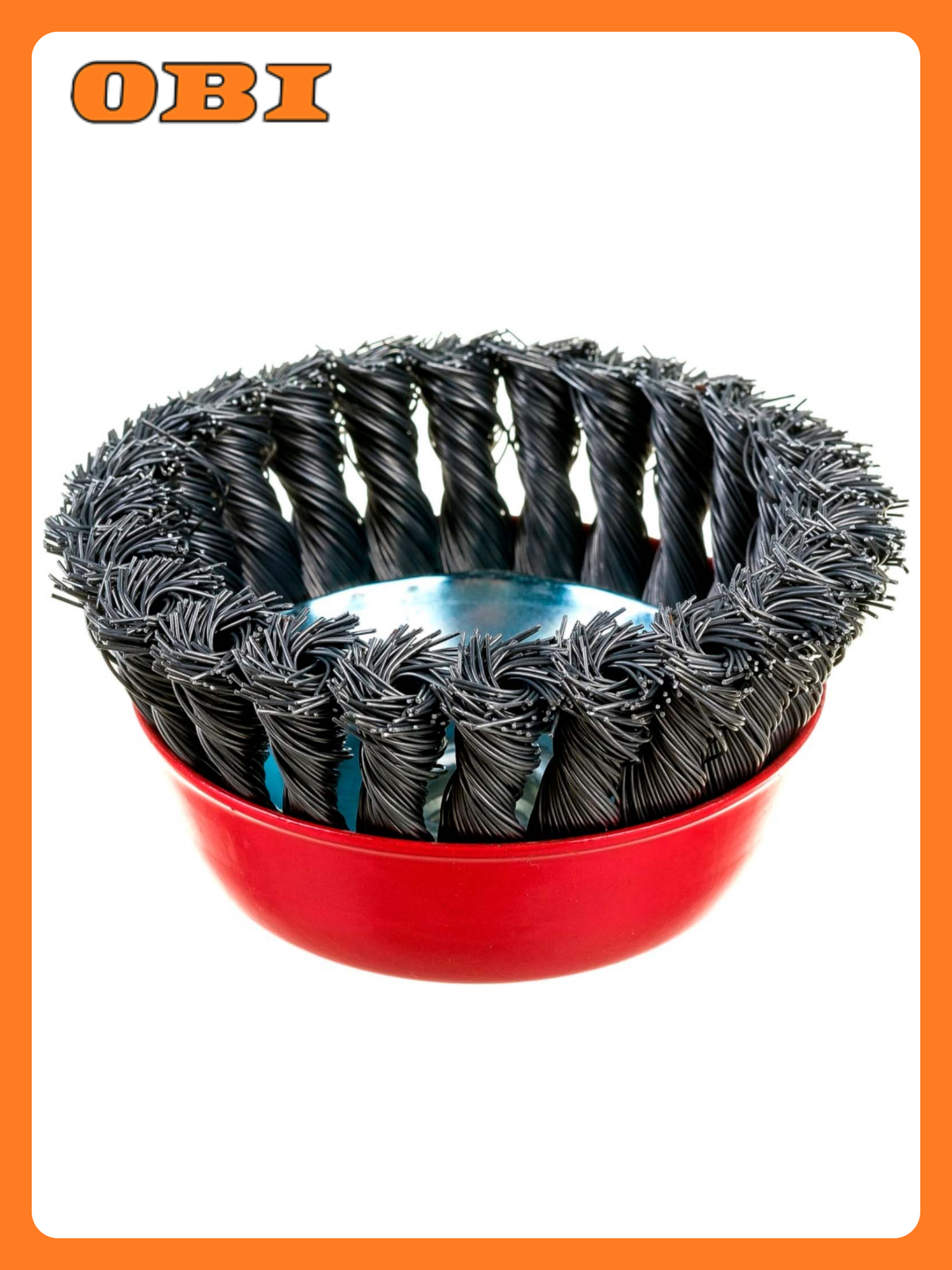 Щетка крацовка Maxprospa, для УШМ, чашеобразная, сталь, 65мм