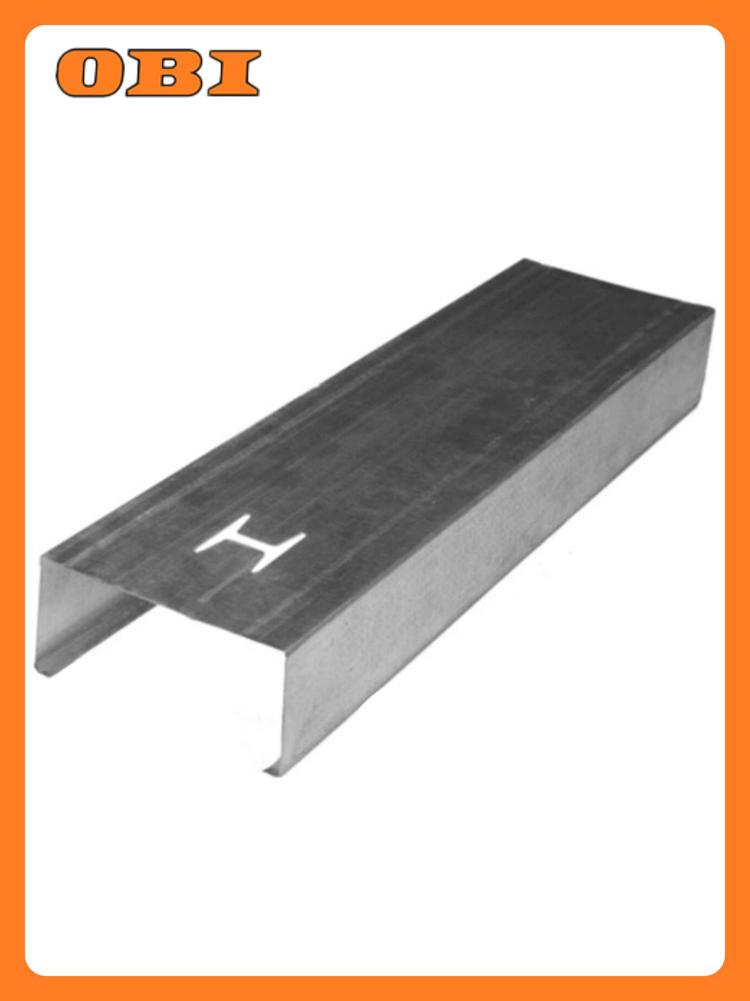 Профиль стоечный Таврос, оцинкованный, серебристый, 3000x100мм