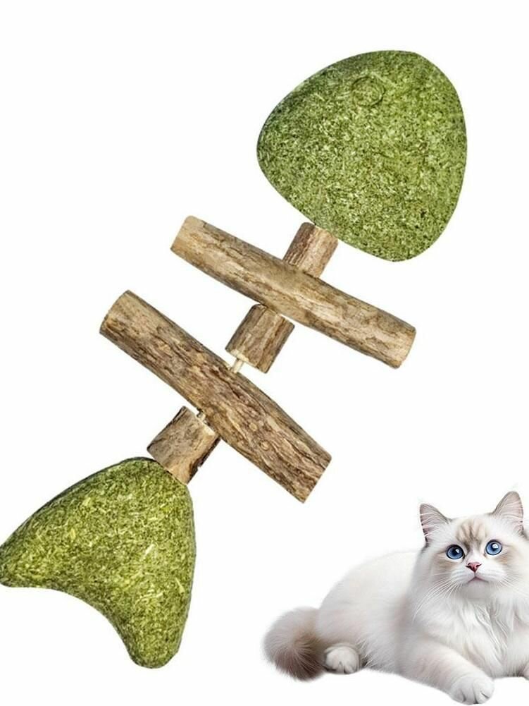 Игрушка для животных, Имитация коренных зубов, устойчивая к укусам игрушка для кошек, голова из рыбьей кости