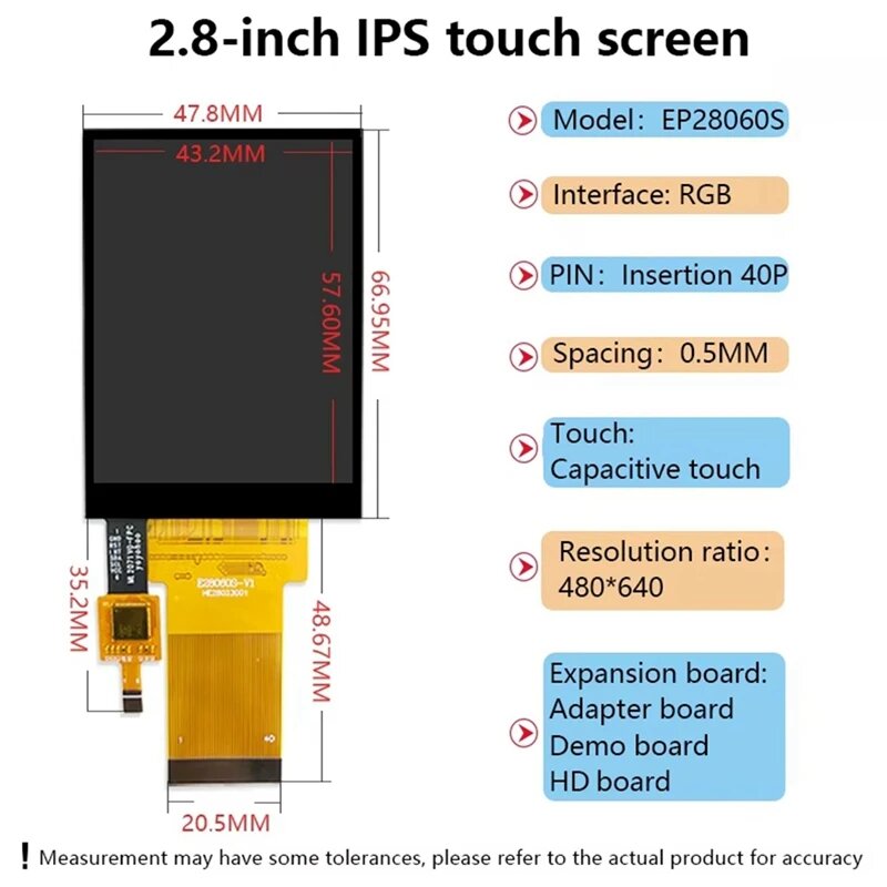 N35R_2,8-дюймовый мини-разделенный экран, совместимый с HDMI, разрешение 480x640, B_1