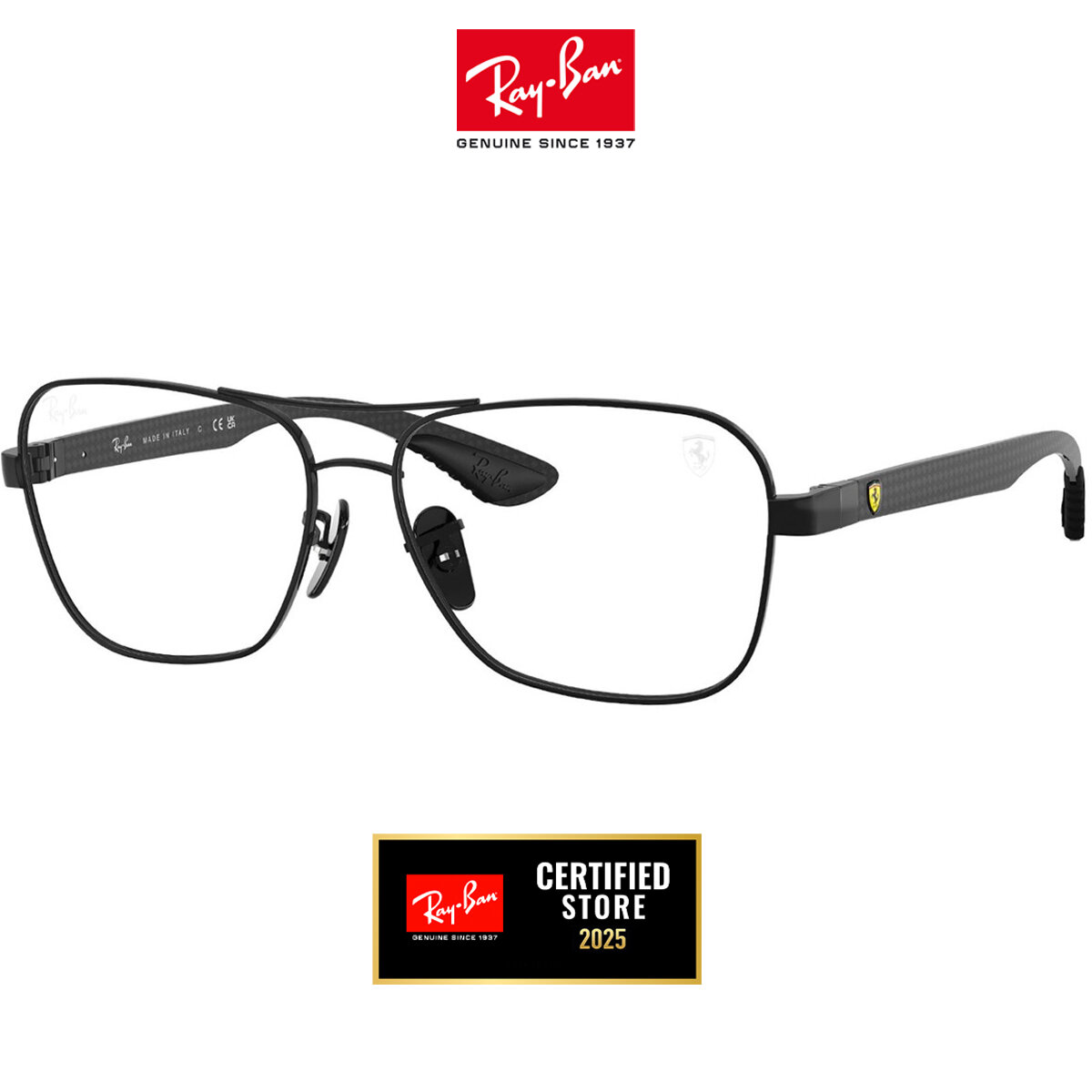 Ray-Ban 8436M F117 Scuderia Ferrari size 58mm оправа для очков