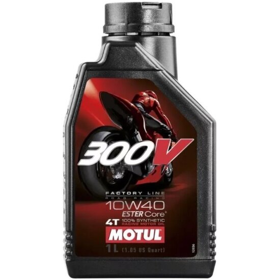 Моторное масло Motul 300V 4T Factory Line 10W-40 синтетическое 1л (ЕС)
