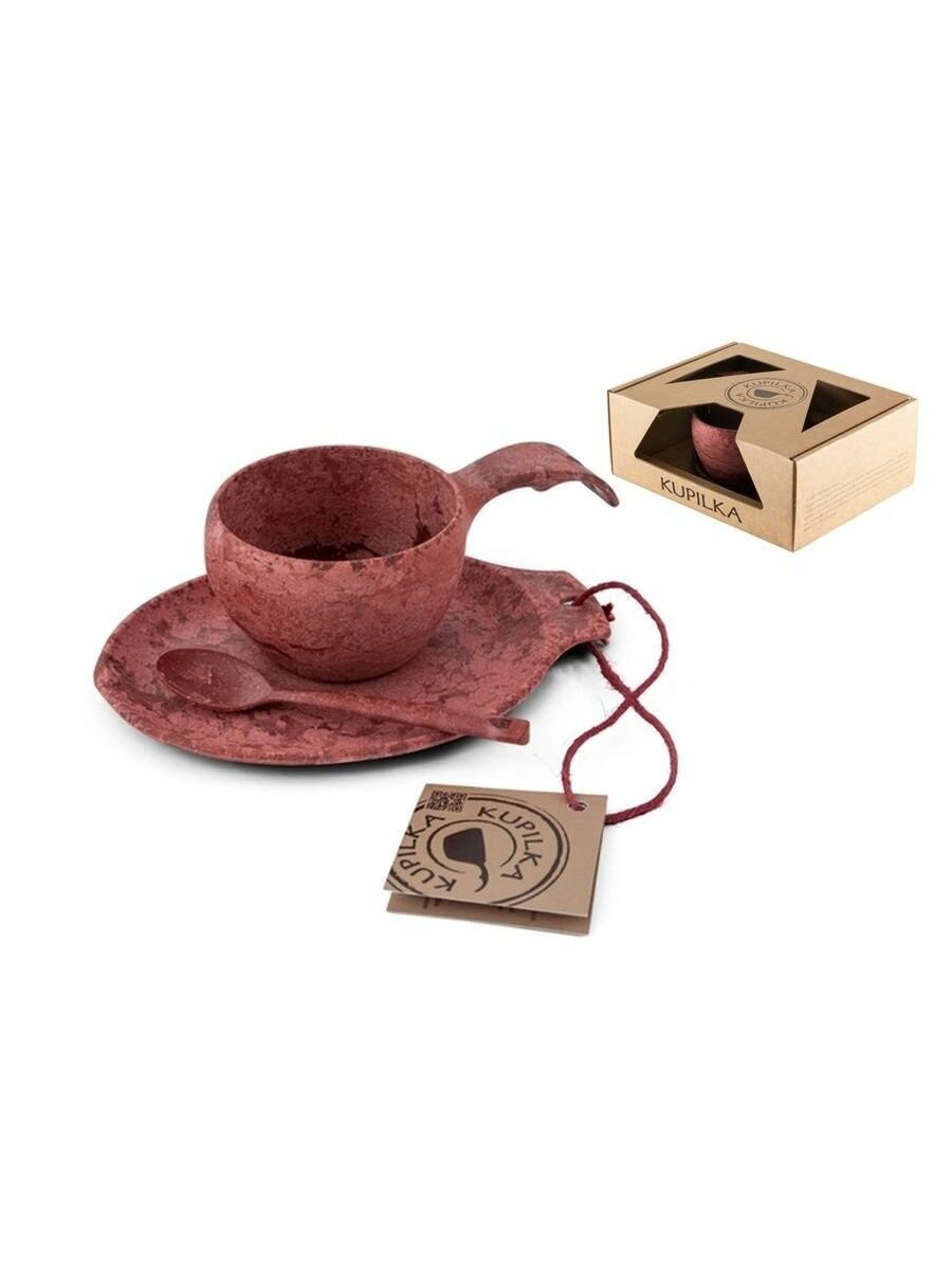 Финский набор чайной посуды: Kupilka Gift Box, цвет: Cranberry