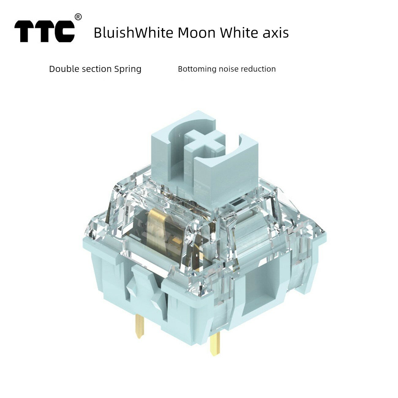 TTC Quicksilver Red Pupil ACE Axis Moon Platinum Powder Axis V2 Gold Tea Gold Red Silent Tea Механическая ось