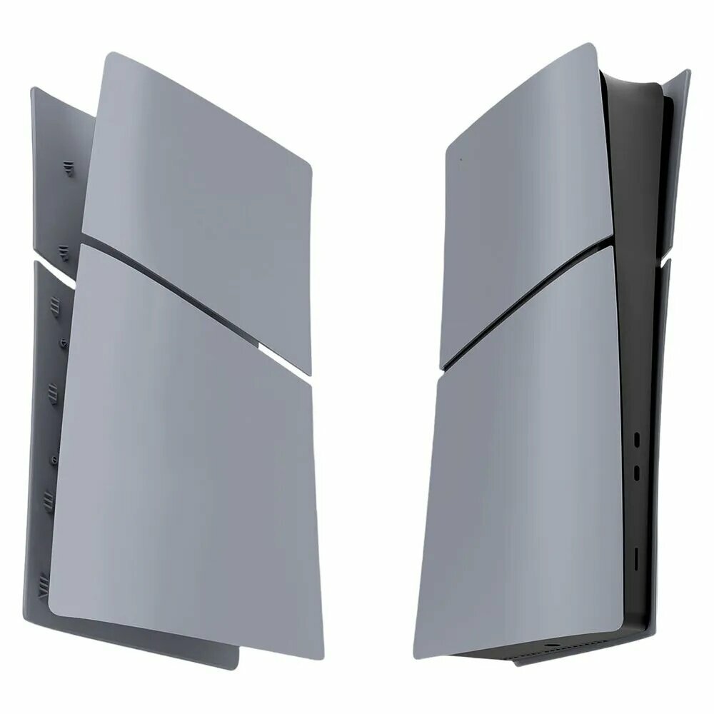 Корпус для PlayStation 5 Slim цифровой версии серого цвета из АБС-пластика