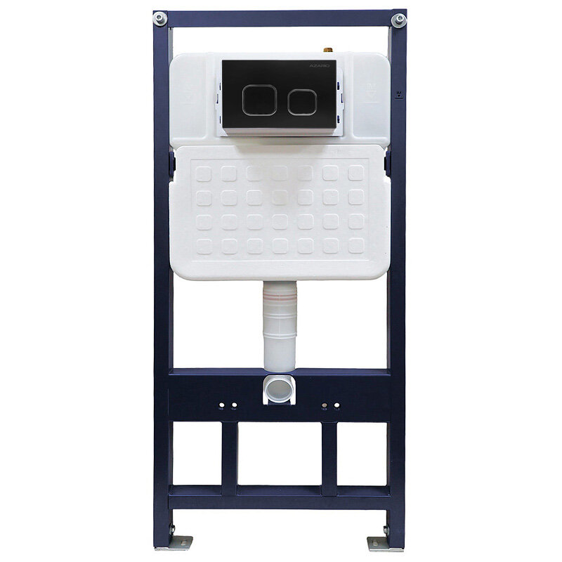 Инсталляция для унитаза Azario New-TS AZ-TS006T с кнопкой AZ-ABS-002-B