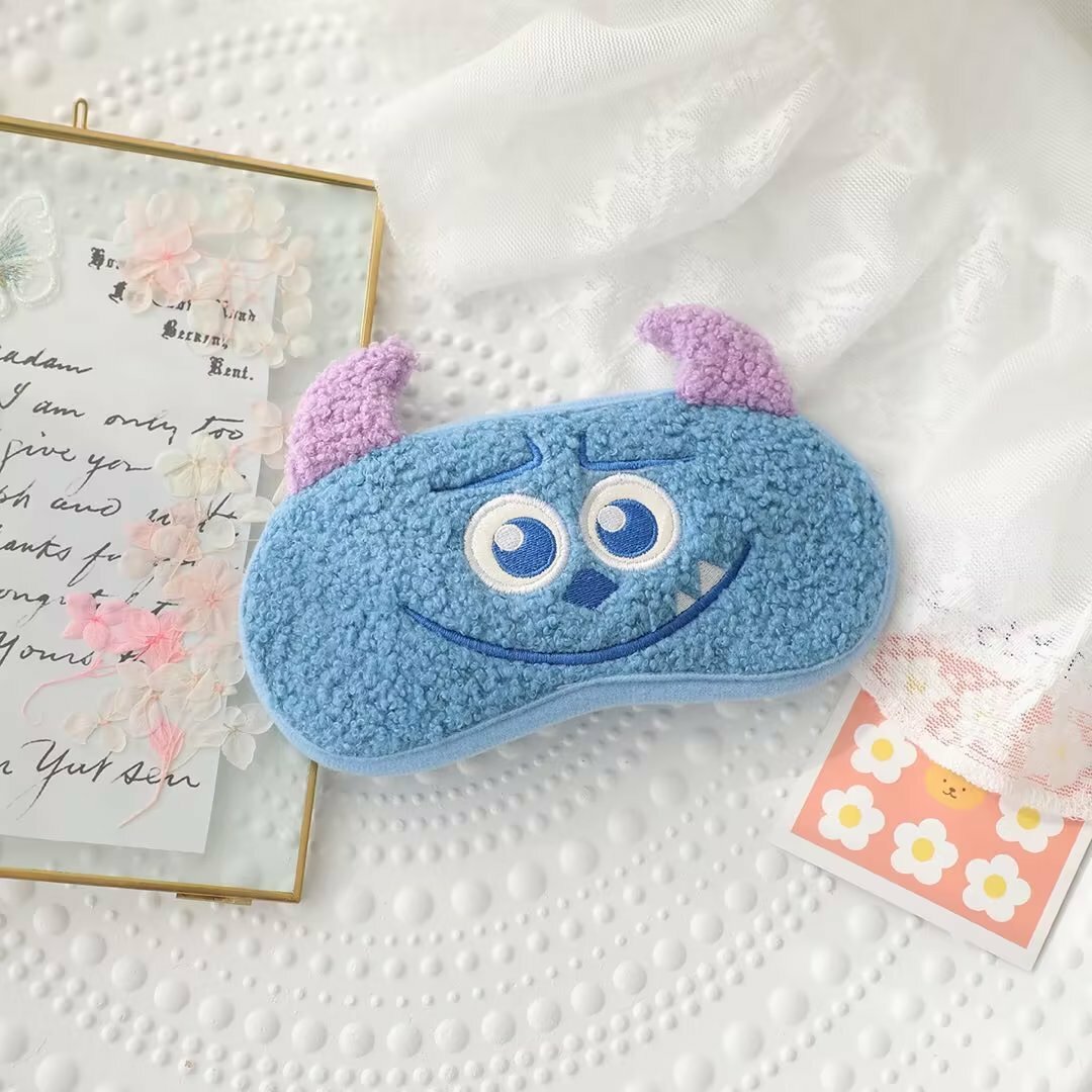 Милая мультяшная маска для сна, дорожная маска для глаз, светонепроницаемая маска для студентов и девушек, снимает усталость глаз, мягкая и дышащая защитная маска для глаз.