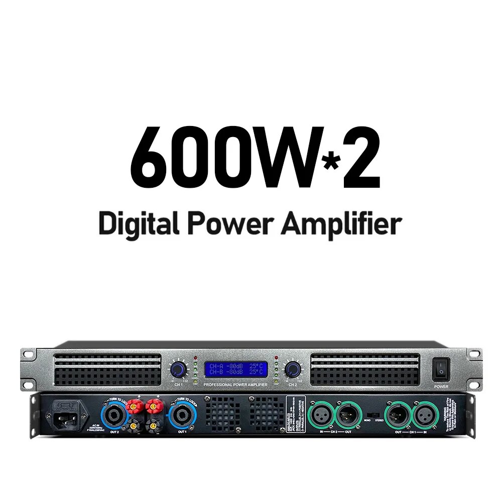 600W*2 Digital Power Amplifier